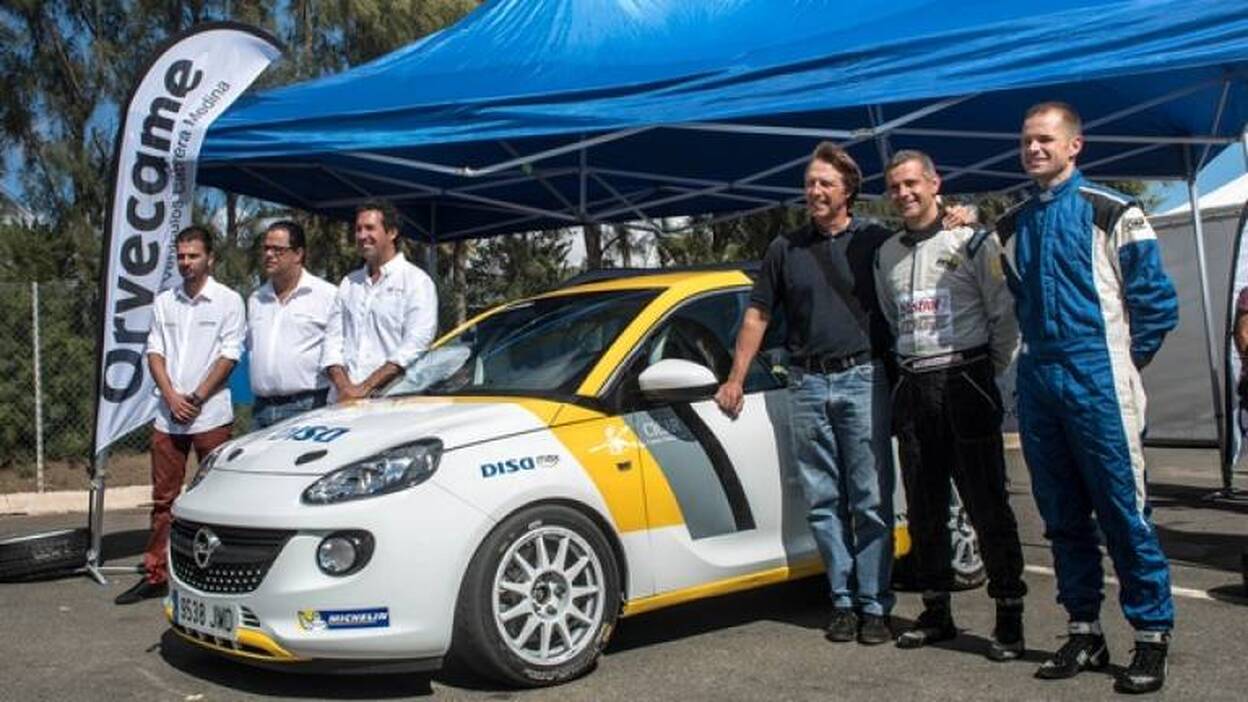 Ponce, Bolaños y Marrero, a los mandos del Opel Adam N3 | Canarias7