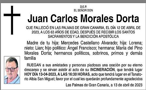 Juan Carlos Morales Dorta | Canarias7