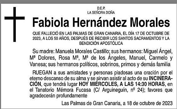 Fabiola Hernández Morales | Canarias7