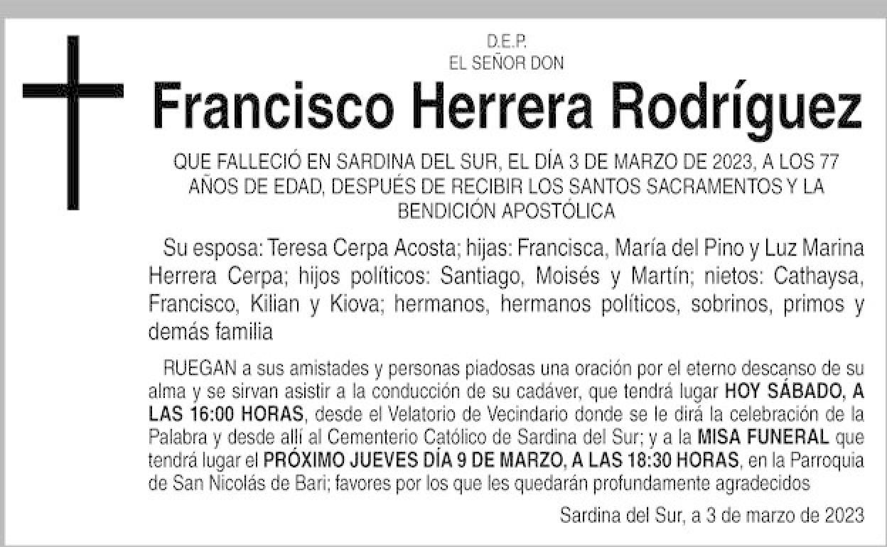 Francisco Herrera Rodríguez | Canarias7