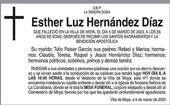 Esther Luz Hernández Díaz | Canarias7