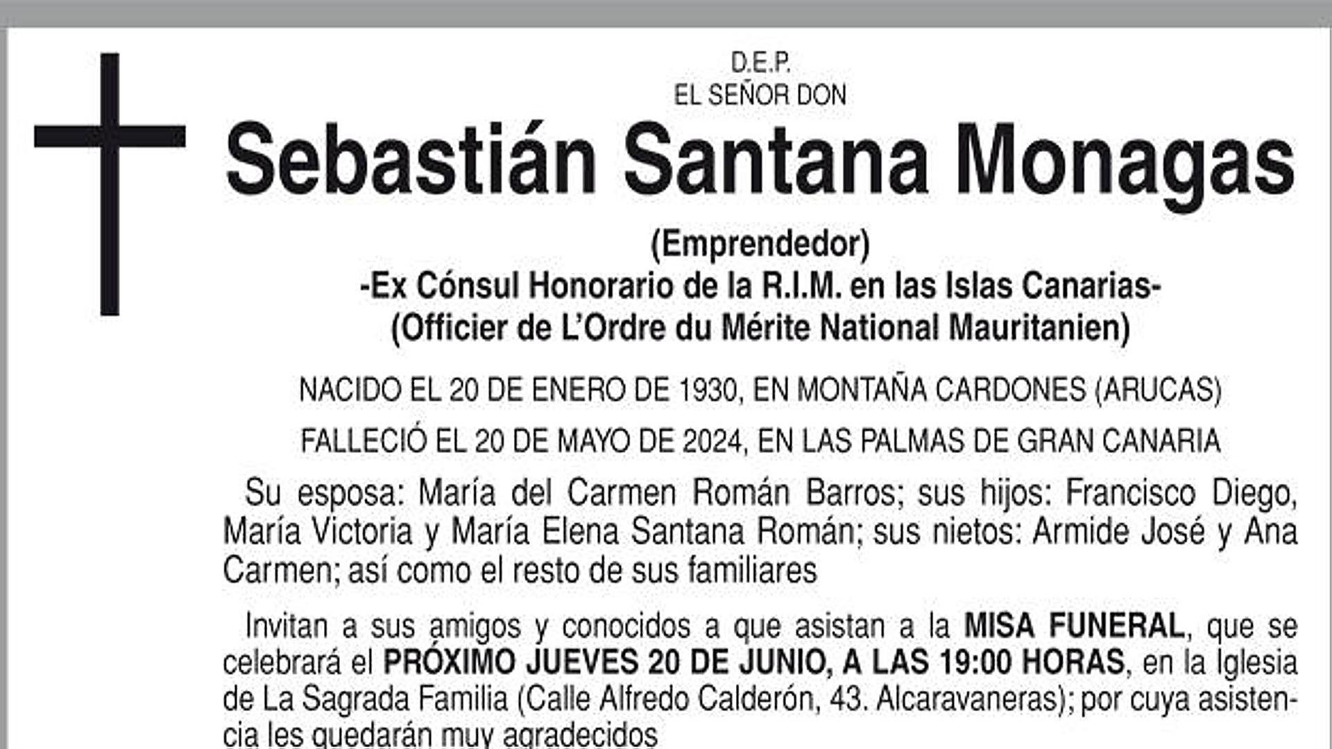 Sebastián Santana Monagas | Canarias7