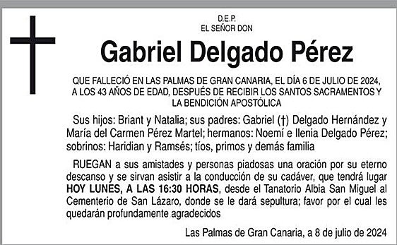 Gabriel Delgado Pérez | Canarias7