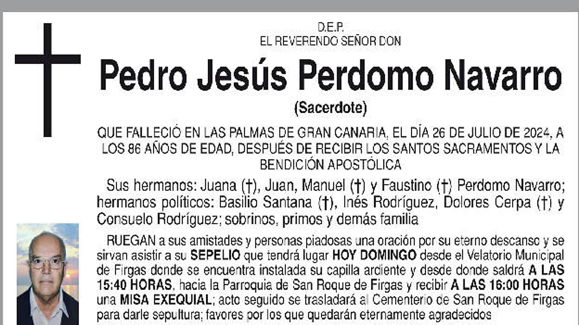 Pedro Jesús Perdomo Navarro | Canarias7