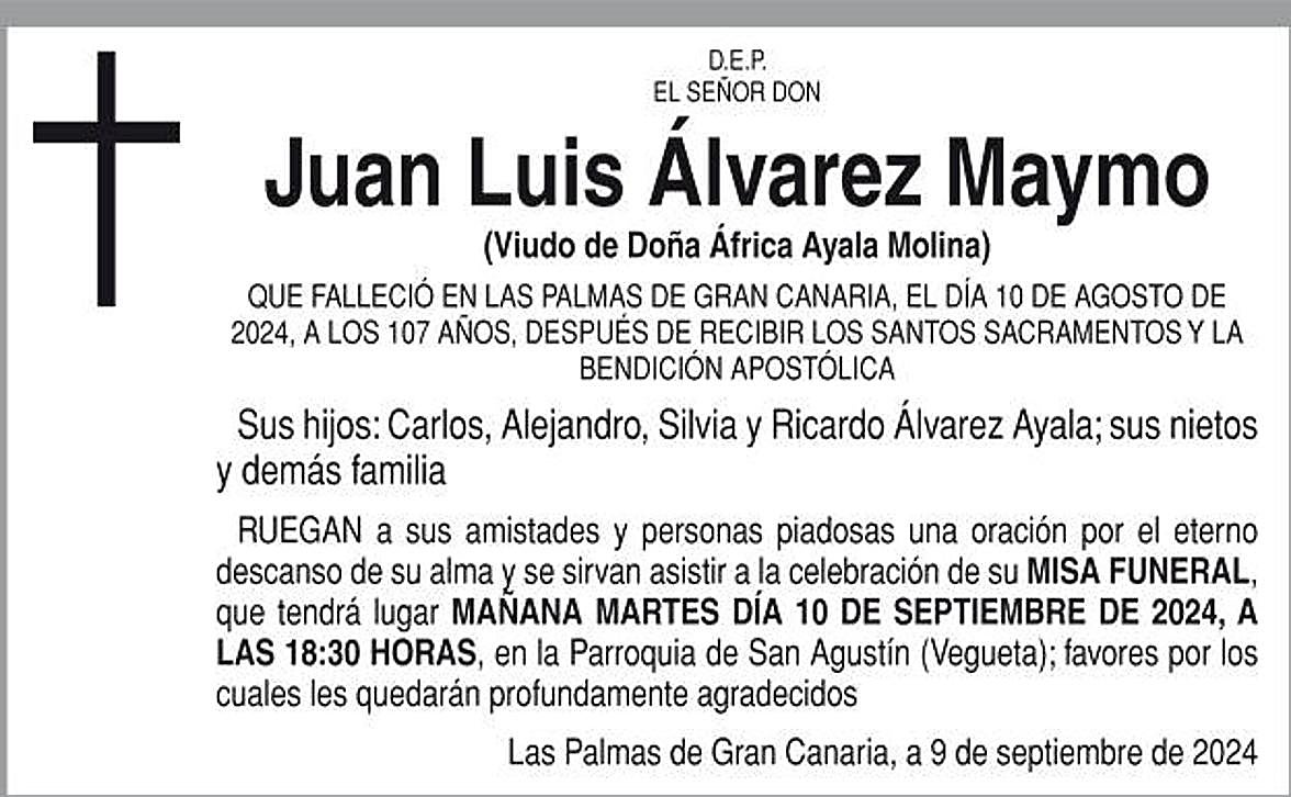 Juan Luis Álvarez Maymo | Canarias7