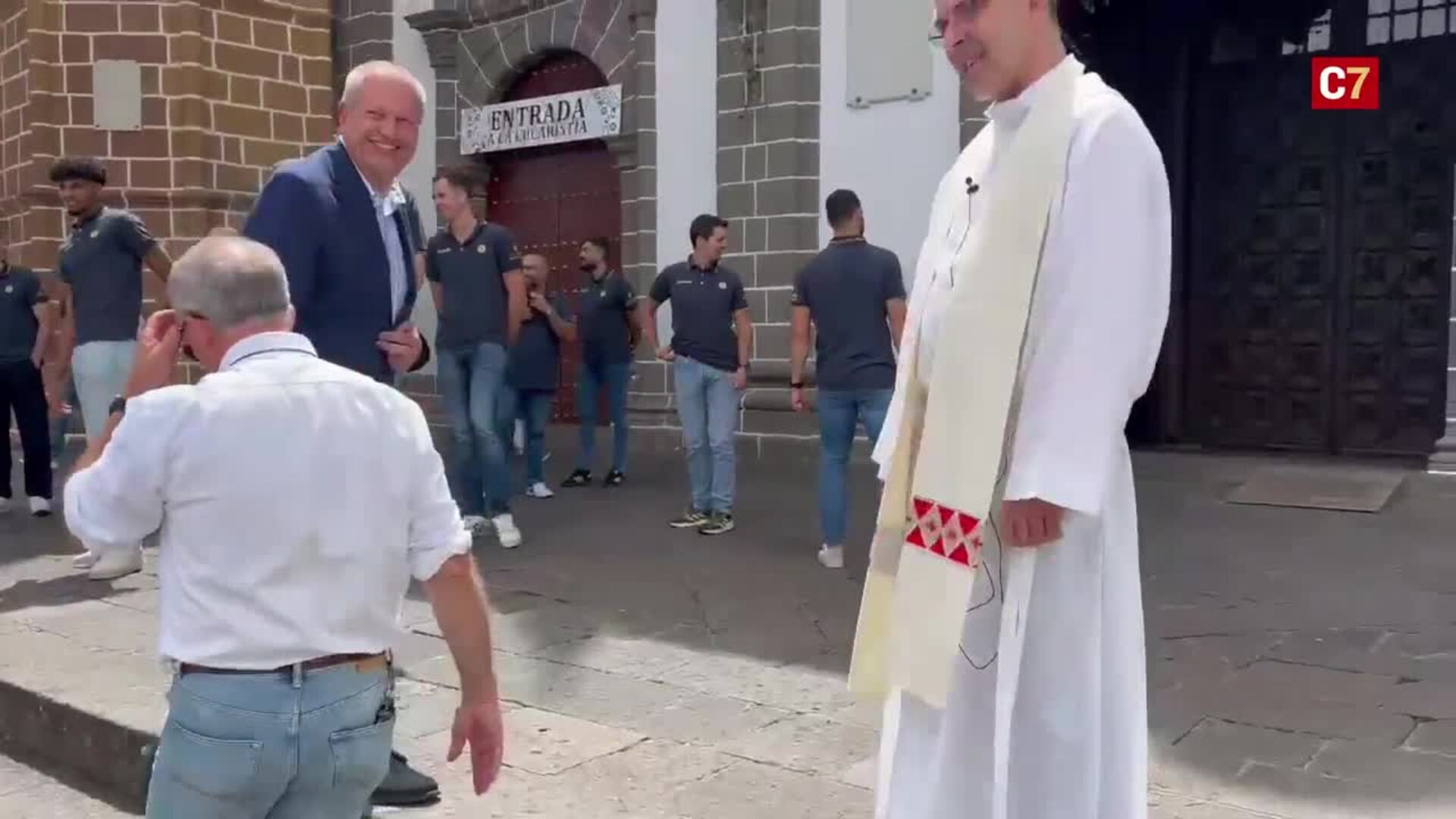 El Granca visita a la Virgen del Pino | Canarias7