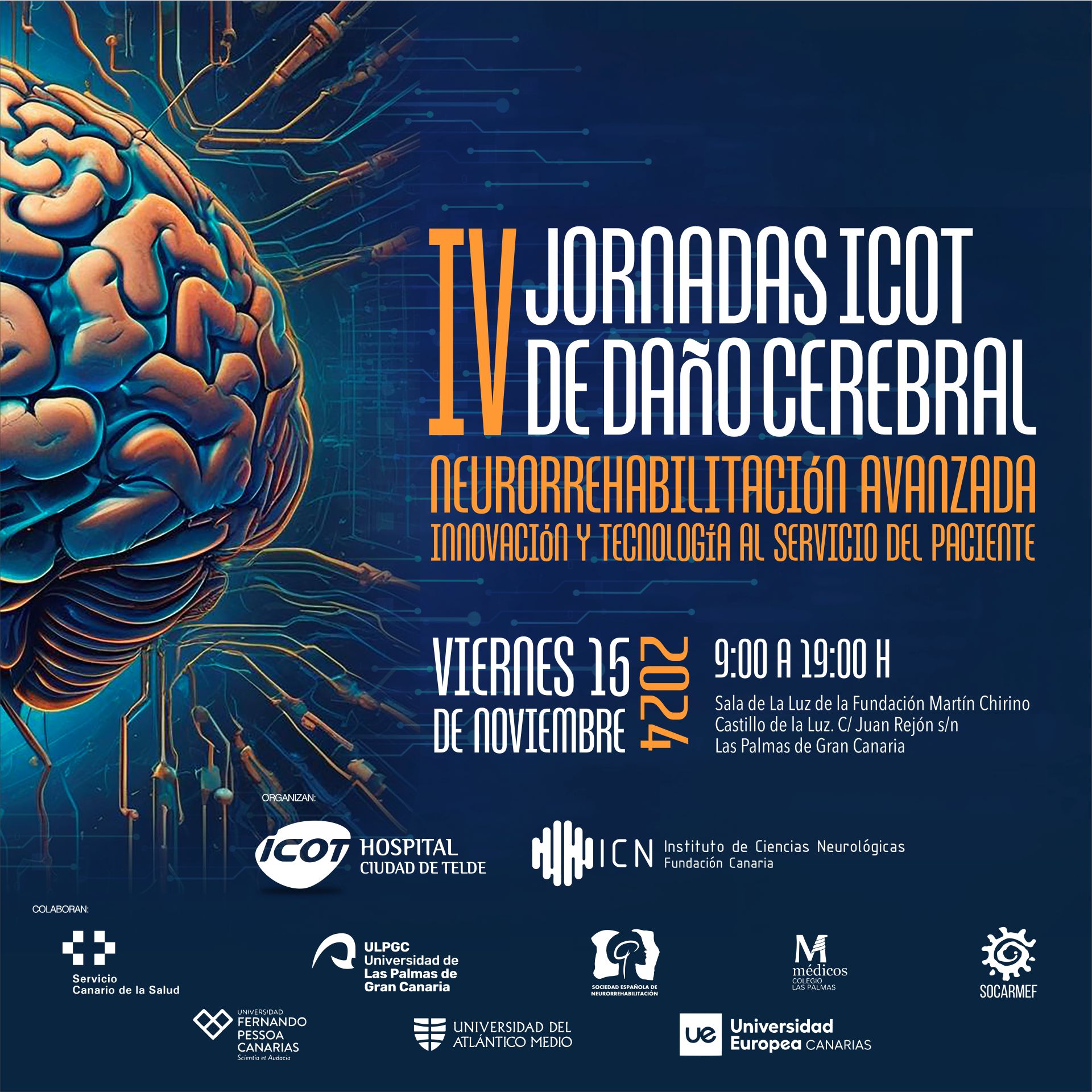 IV Jornadas ICOT de Daño Cerebral | Canarias7