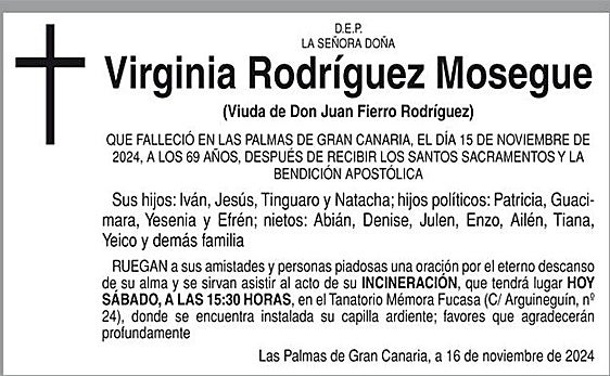 Virginia Rodríguez Mosegue | Canarias7