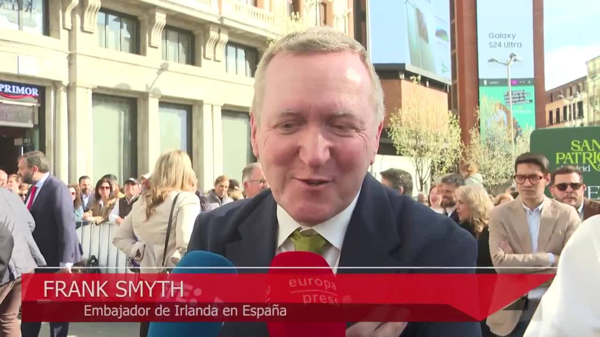 La Gran Vía madrileña acoge el II desfile de San Patricio con más de ...