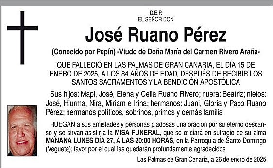 José Ruano Pérez | Canarias7