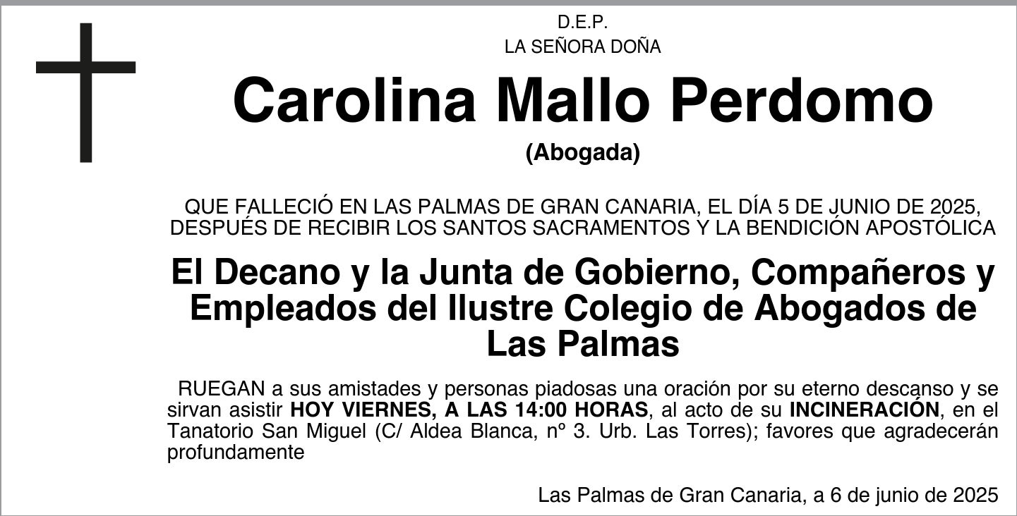 Carolina Mallo Perdomo | Canarias7