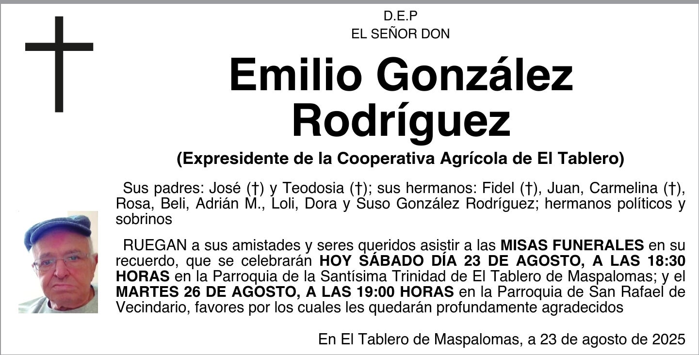Emilio González Rodríguez | Canarias7