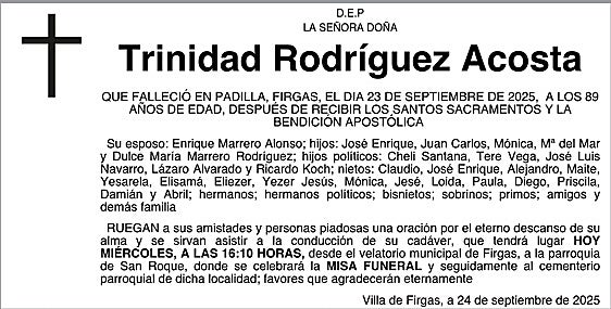 Trinidad Rodríguez Acosta | Canarias7