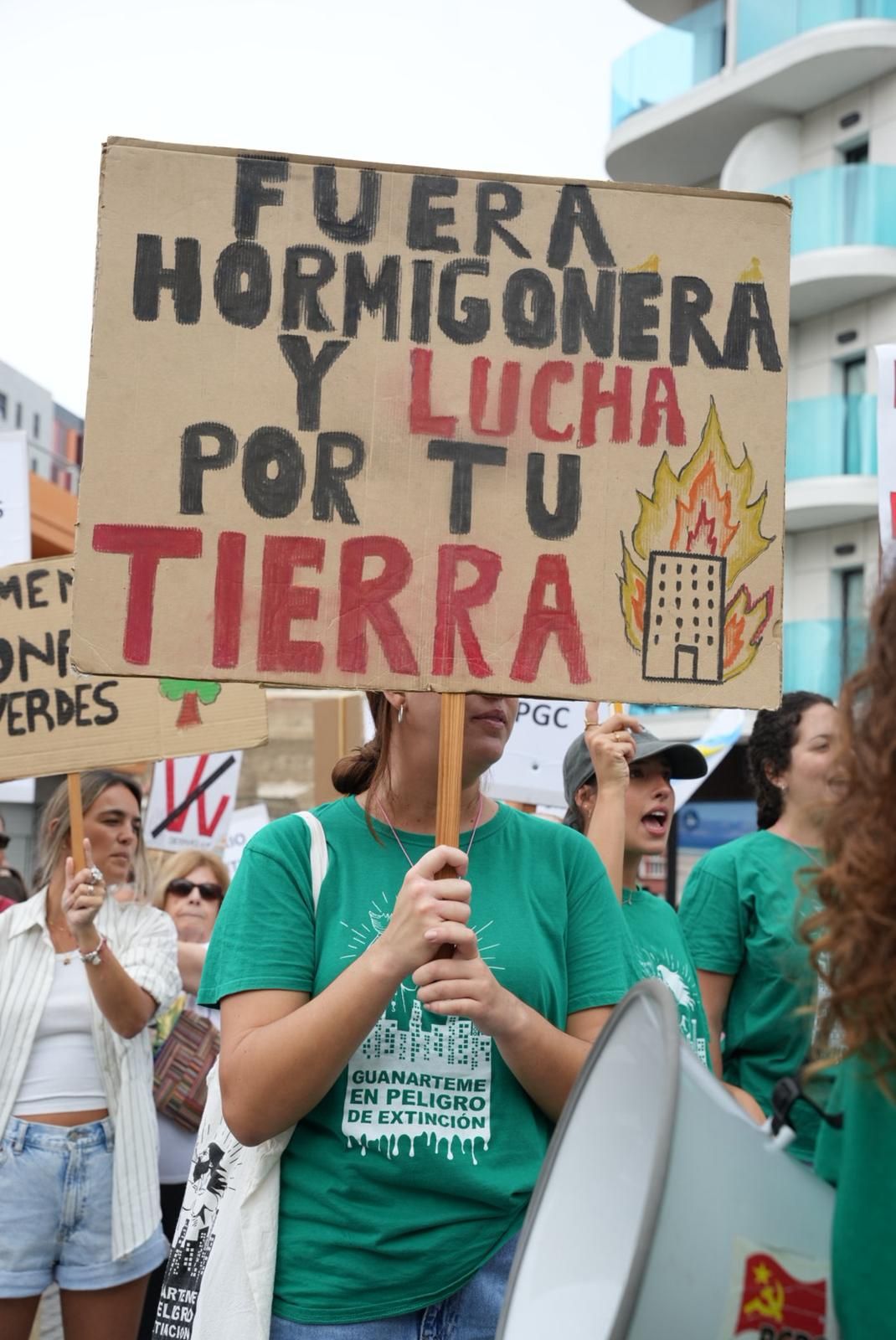 Manifestación en Guanarteme: los vecinos protestan por la especulación ...