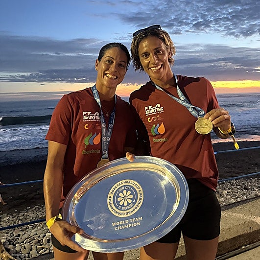 Iballa Ruano y Alba Frey tocan el cielo: campeonas del Mundo por ...