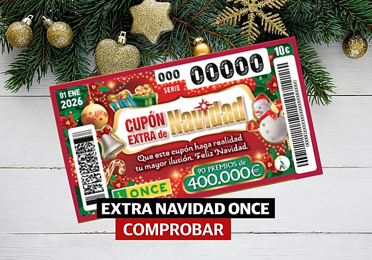 Cupón Extra de Navidad de la ONCE 2026: comprobar número y resultados ...