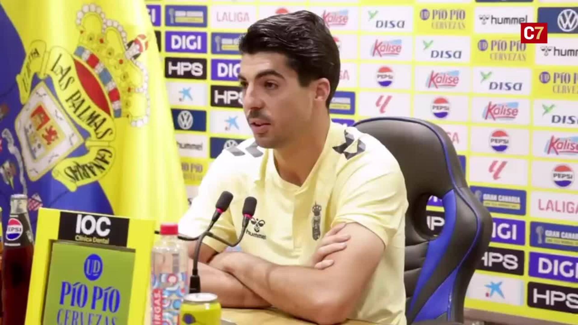 El jugador de la UD, Enrique Clemente, habla sobre su renovación con el ...