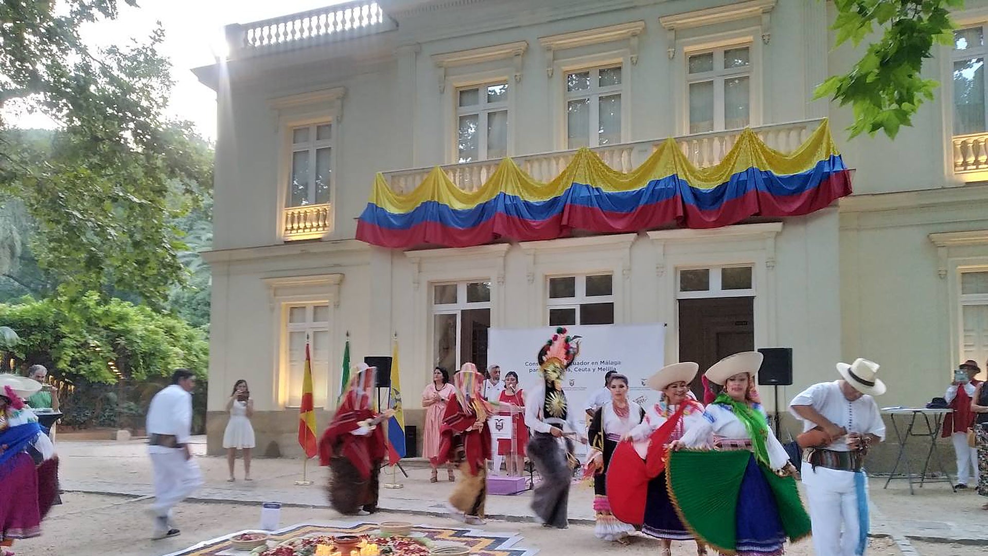 Ecuador celebra su fiesta del sol en la Finca de la Concepción | Diario Sur