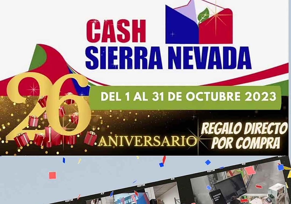 Regalos y promociones en el aniversario de Cash Sierra Nevada | Diario Sur