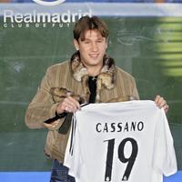 Cassano, en su presentación con el Real Madrid: "Cumplo un sueño ...