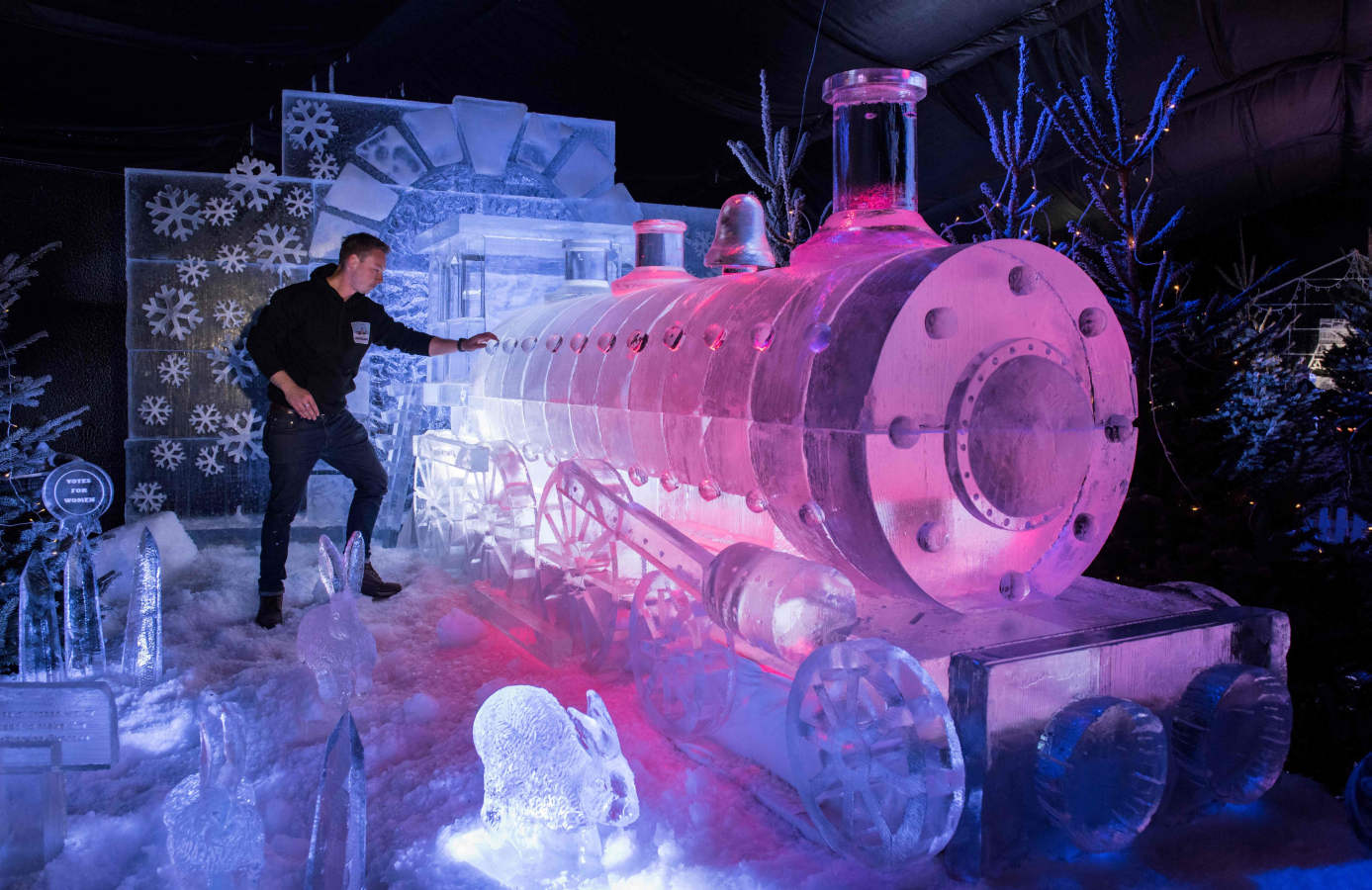 Fotos: Arte con hielo | El Diario Vasco