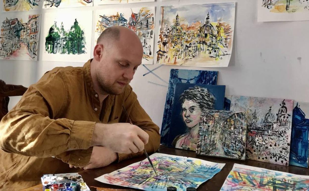 Dan Feit margolariak Euskadin igarotako urtean sortutako lanak ikusgai ...