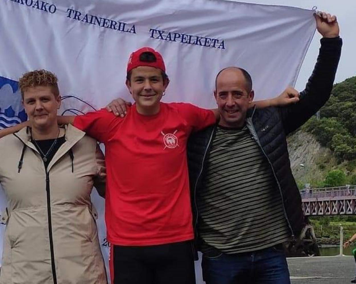 Markel Beristain Gipuzkoako txapeldun Zumaiako Telmo Deun jubenilen ...