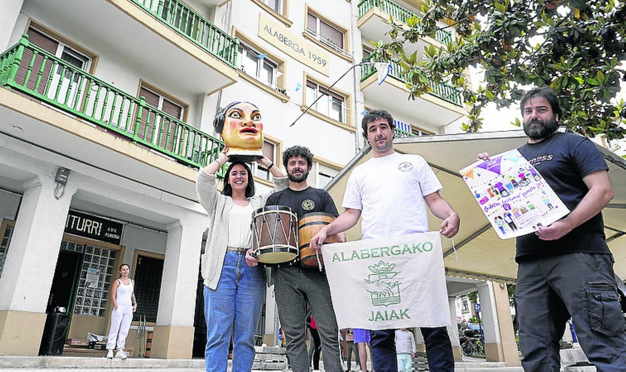 Alaberga se sumerge desde hoy en sus fiestas | El Diario Vasco