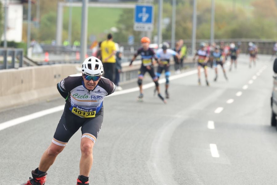 Las fotos de la carrera de los rollers en la Behobia - San Sebastián ...