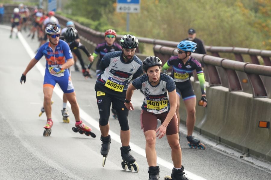 Las fotos de la carrera de los rollers en la Behobia - San Sebastián ...