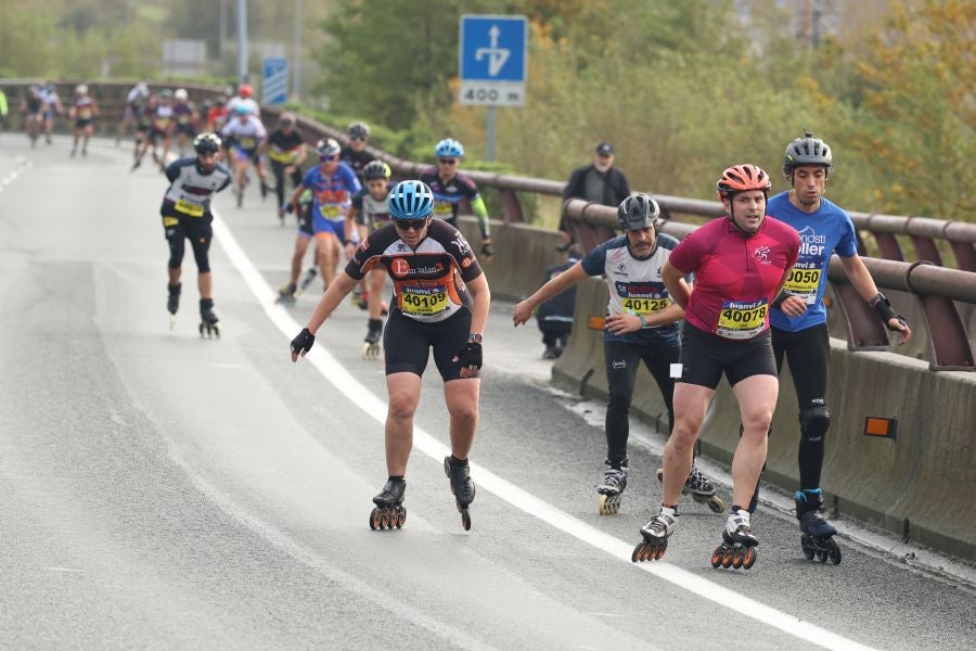 Las fotos de la carrera de los rollers en la Behobia - San Sebastián ...
