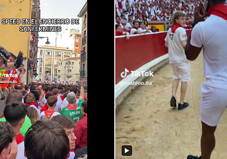 El youtuber I show Speed, desalojado de la plaza antes del encierro de ...