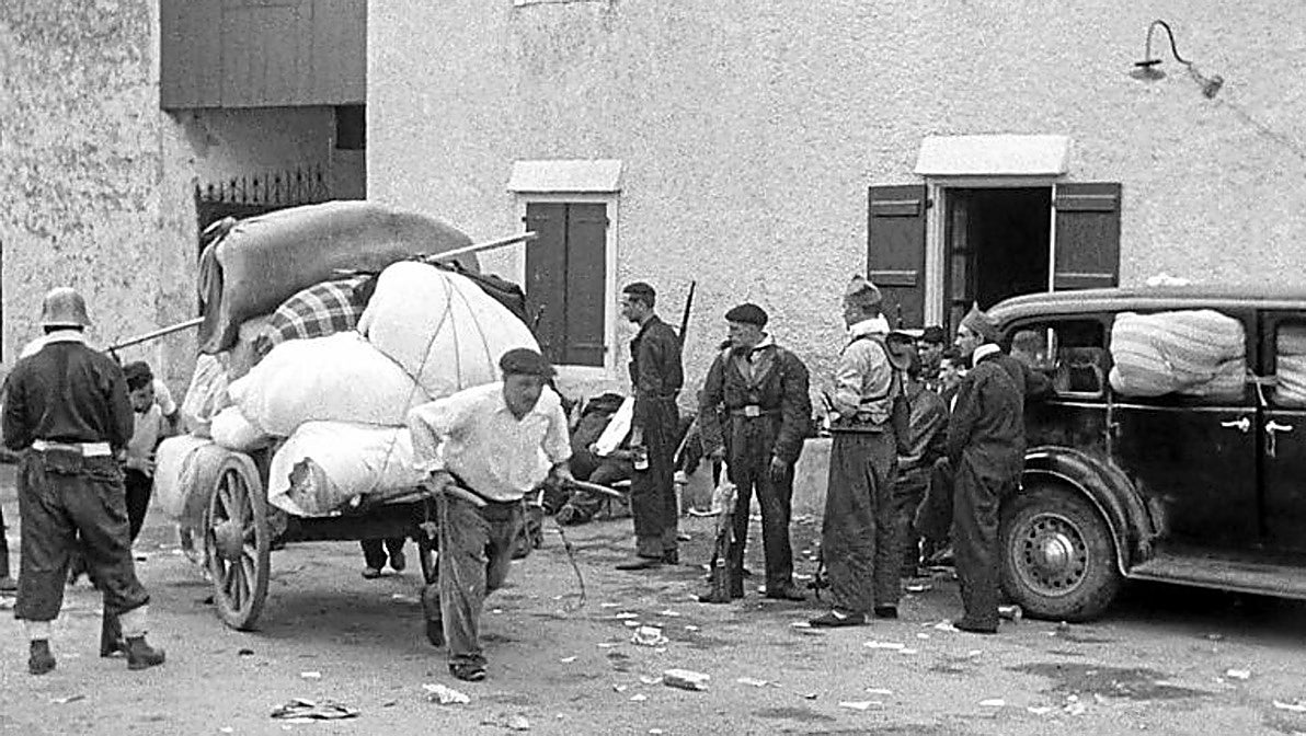 Imágenes inéditas de la Guerra civil en Euskadi: El éxodo masivo a ...