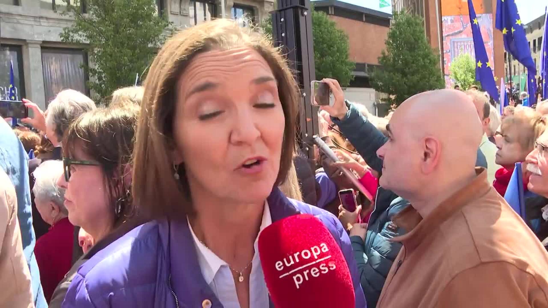 Maroto acusa al PP de anteponer sus pactos con Vox a la defensa de Europa en un acto en Madrid ...