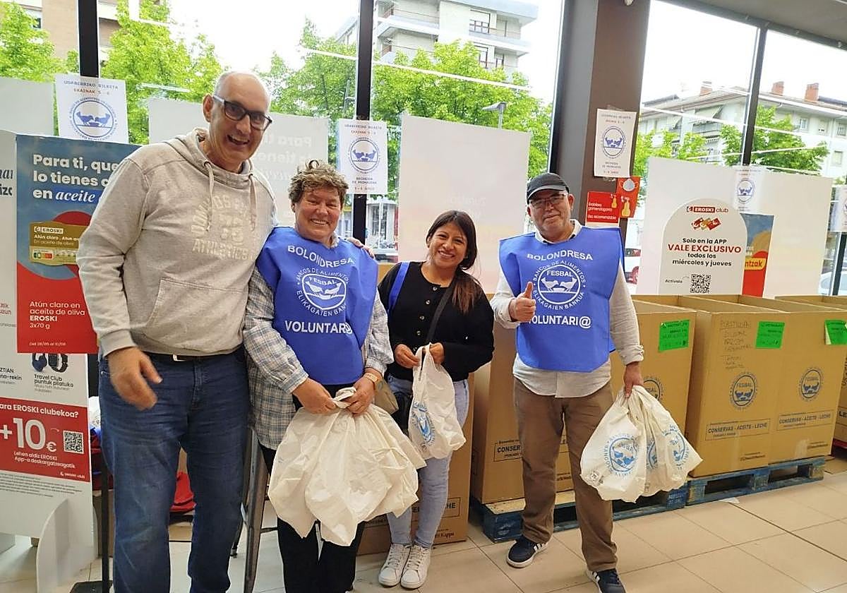 El Banco de Alimentos recoge 11,75 cajas en Eroski en junio | El Diario ...
