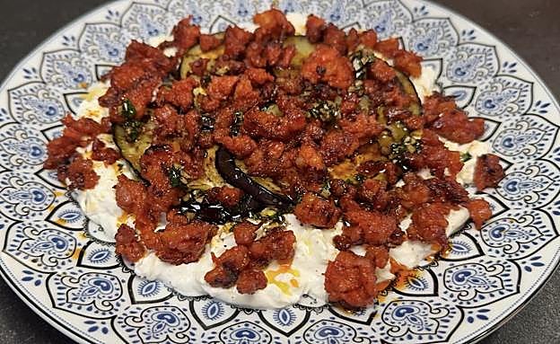 Receta de ensalada templada de chistorra y burrata | El Diario Vasco