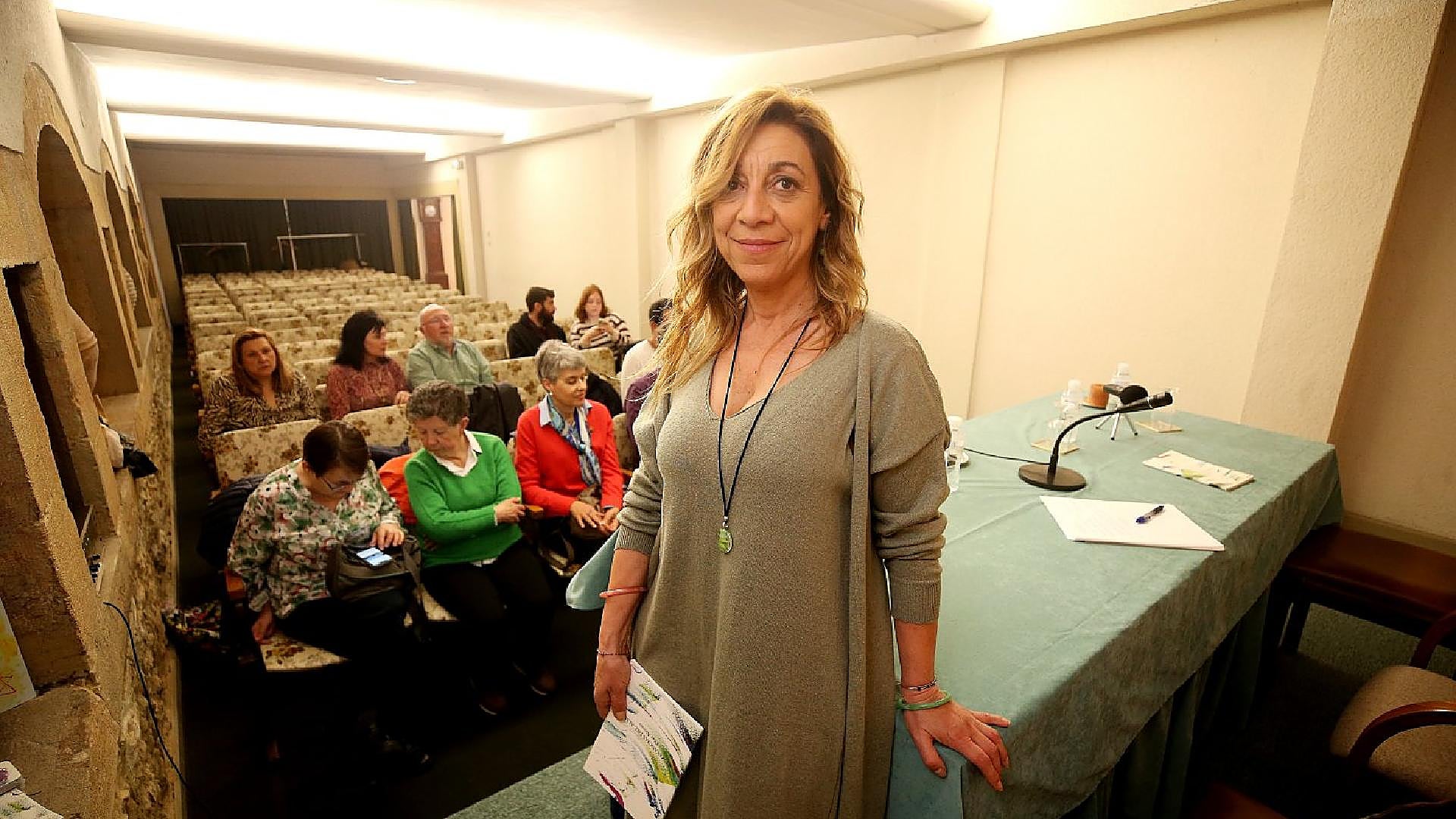 Pilar Alonso y su obra, en San Pelayo | El Comercio: Diario de Asturias
