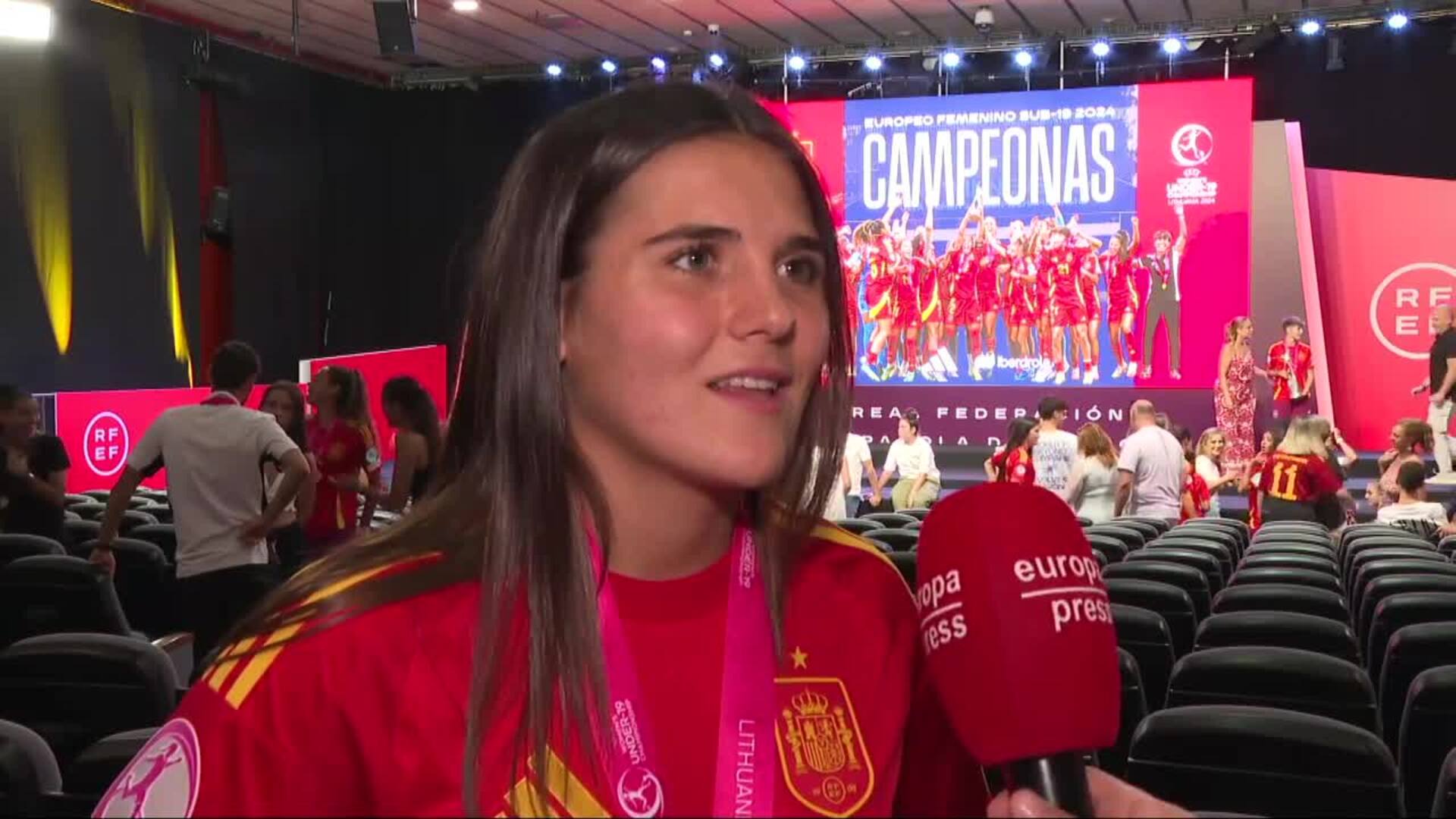 Adriana Ranera, tras proclamarse Campeonas de Europa: "Estaba que ni me ...