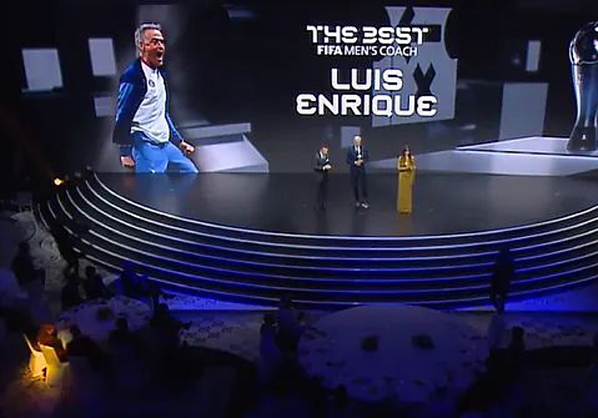 Luis Enrique corona su gran año con el premio 'The Best' | El Comercio ...