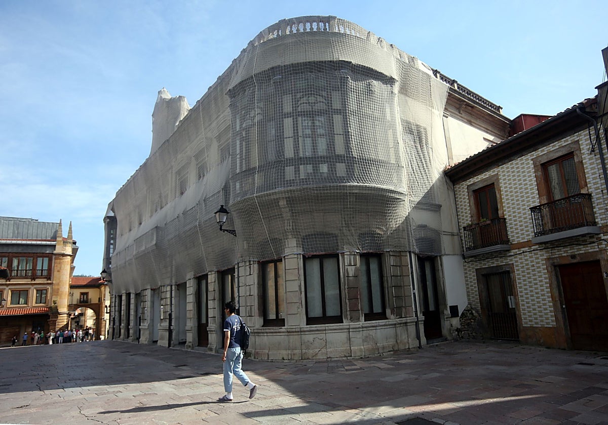 La rehabilitación de la fachada histórica del Conservatorio de Oviedo ...