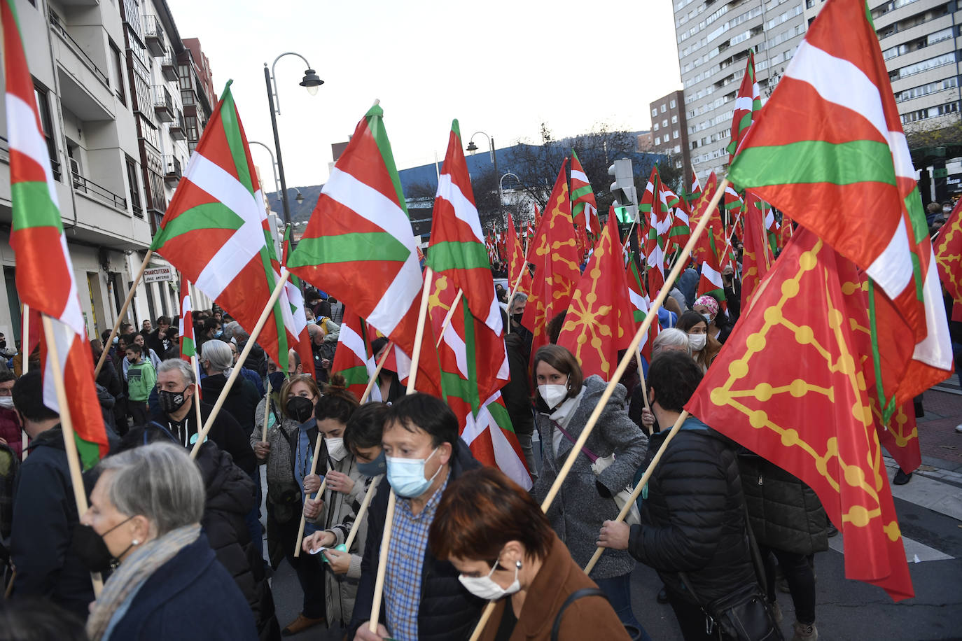 Fotos: La manifestación de Bildu en Bilbao, en imágenes | El Correo