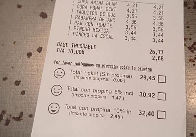 La nueva forma de pedir propina que se extiende por los restaurantes ...