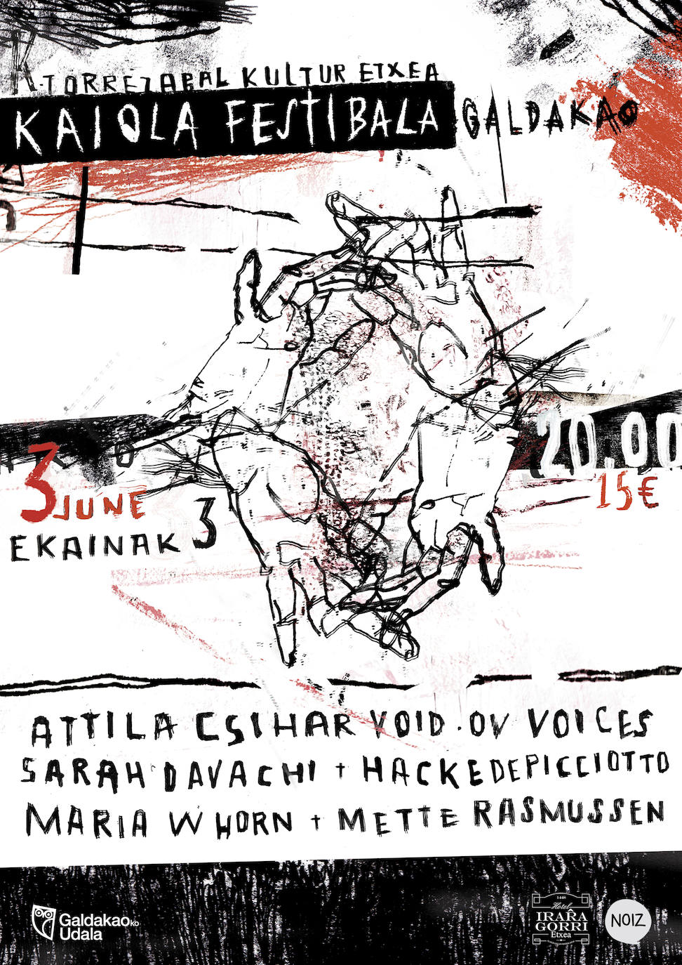 Kaiola Festibala, ekainaren 3an, Galdakaoko Torrezabal Kultur Etxean | El Correo