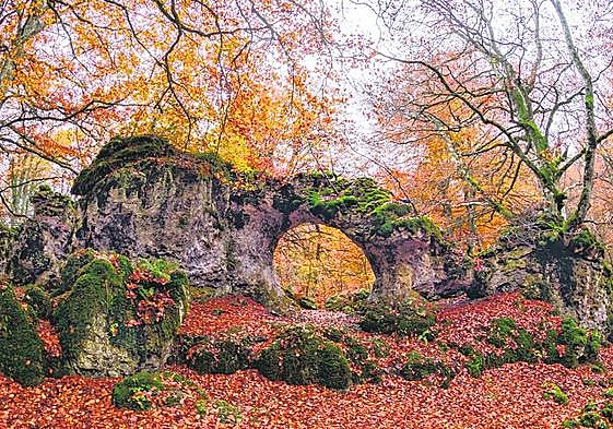 El laberinto de Arno, en Álava, oculta la naturaleza más misteriosa ...