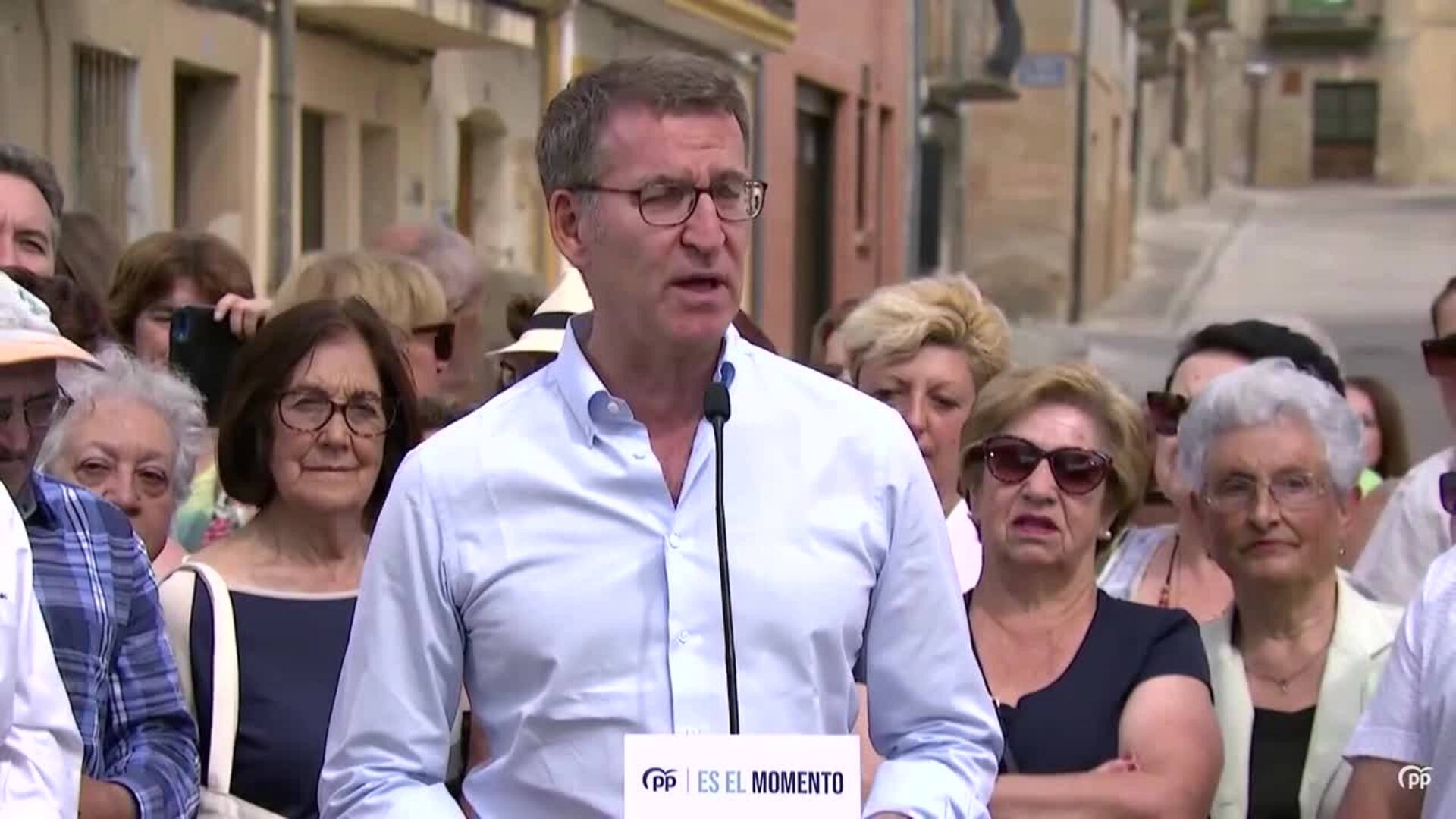 Feijóo llevará al debate con Sánchez el "hartazgo del sanchismo" y las ...