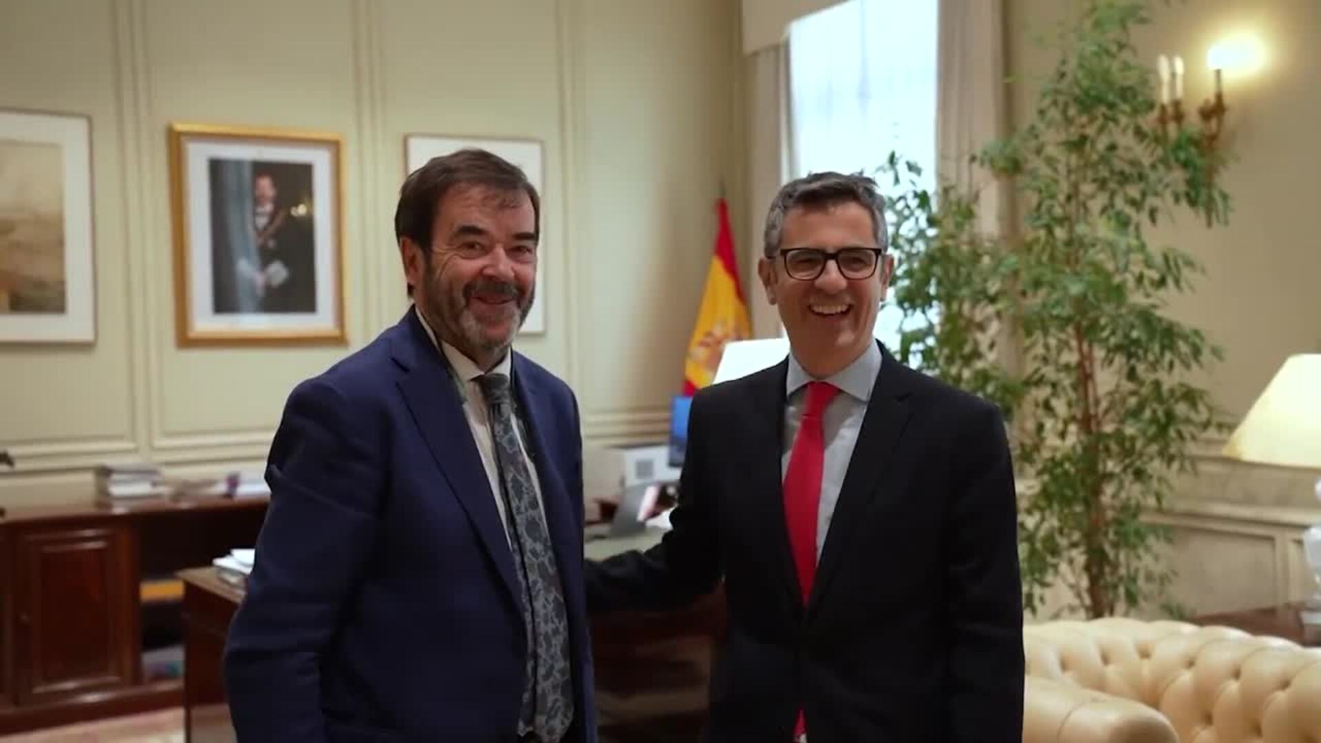 Bolaños se reúne con Guilarte en la sede del CGPJ | El Correo