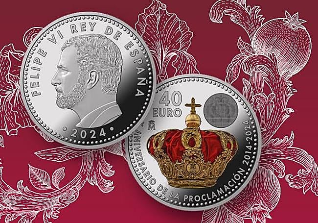 La nueva moneda de 40 euros disponible desde el próximo mes | El Correo