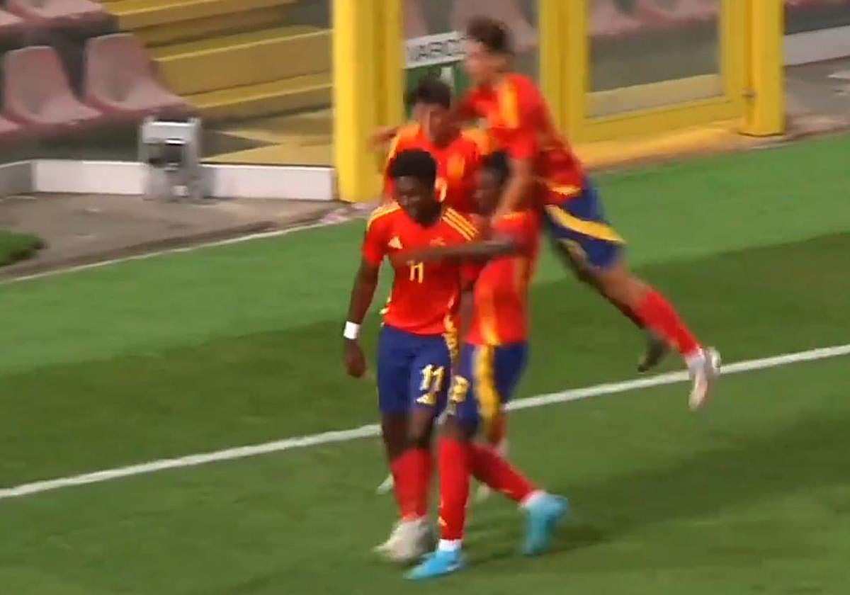 Igor Oyono sigue brillando con la selección sub'17: la perla de Lezama ...