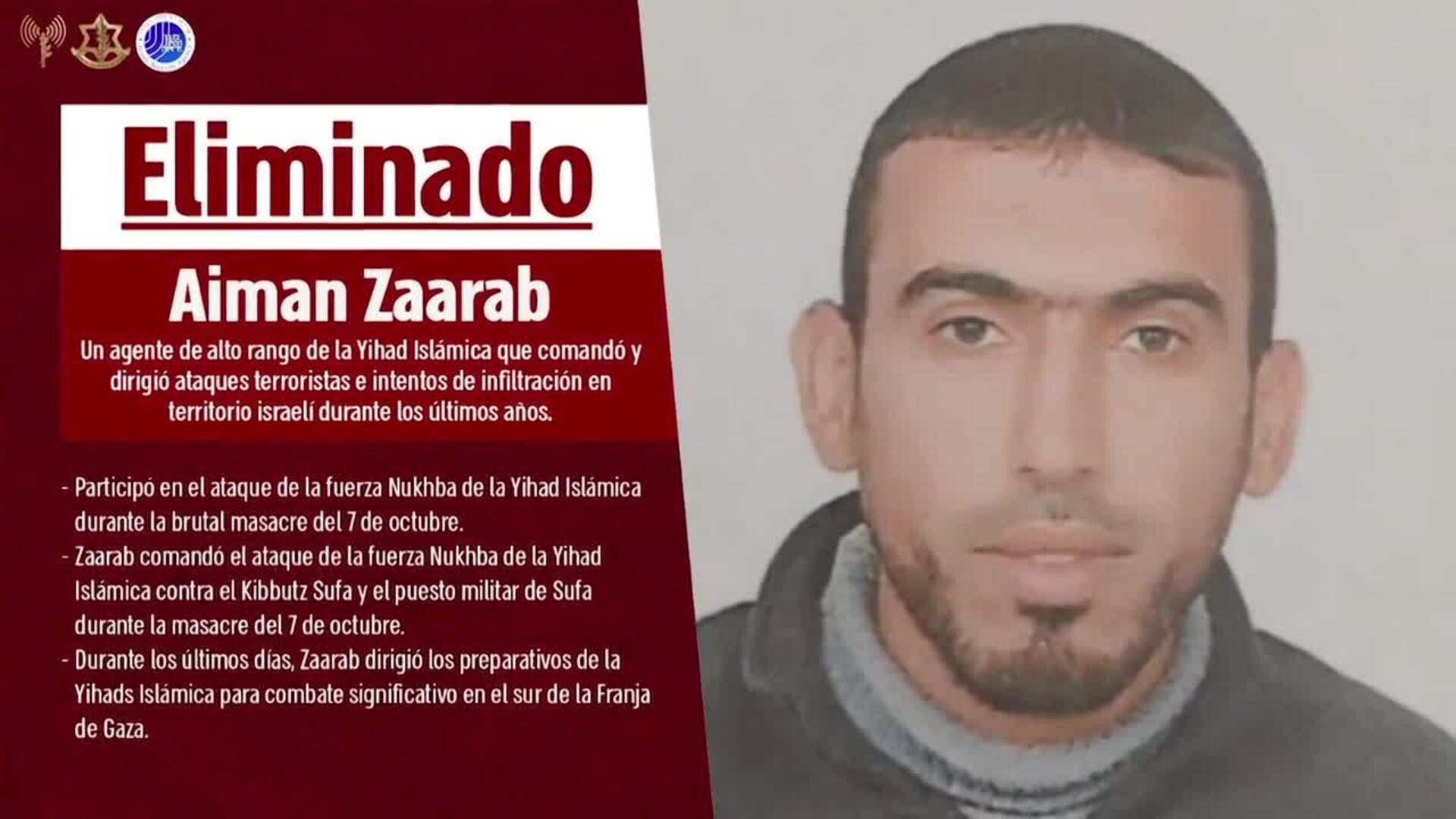 Fdi Anuncia La Muerte De Un Alto Mando De Yihad Islámica En Una