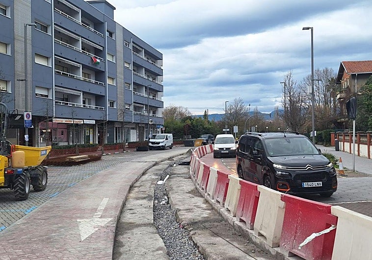 El principal acceso a Berango vuelve a estar en obras para su ...